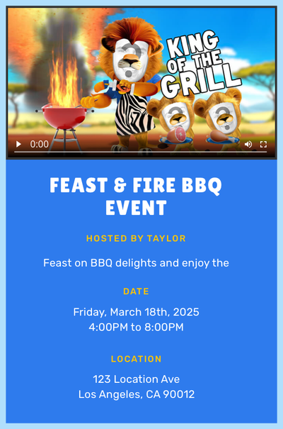 BBQ Invitation Cards - Make Sizzling Barbecue Party Invites!