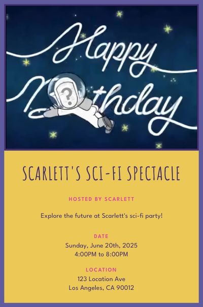 Make Digital Birthday Party Invitations Online With RSVPs