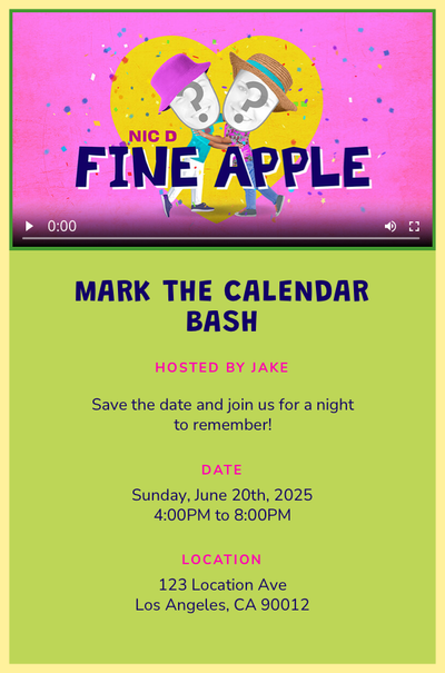 Make Digital Save The Date Invitations Online With RSVPs