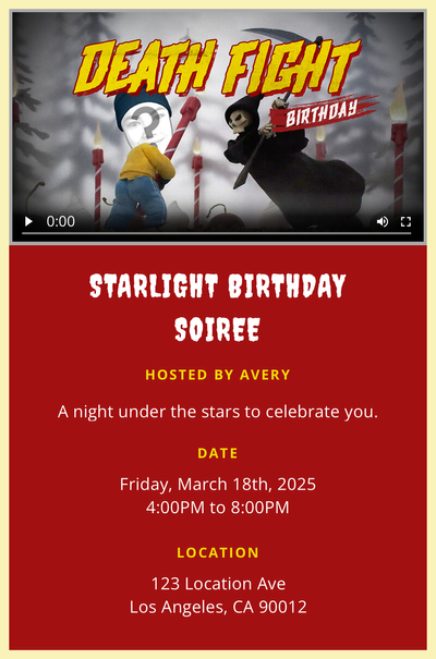 Make Digital Birthday Party Invitations Online With RSVPs