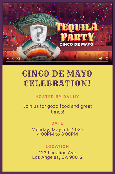 Cinco de Mayo Invitations - Start Planning Your Fiesta Now!