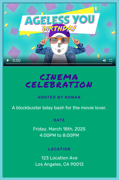 Make Digital Birthday Party Invitations Online With RSVPs