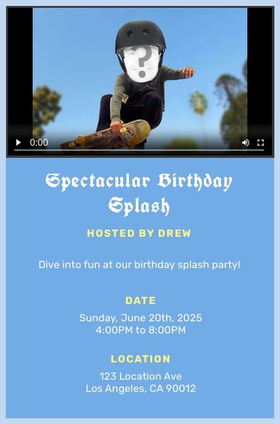 Kids' Birthday Invitations - Make Children's Parties Special!