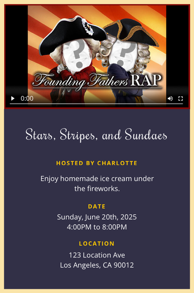 Make 4th of July Party Invites Online For Independence Day