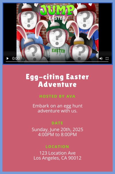 Egg-stra Special Easter Invitations Online With Email RSVPs